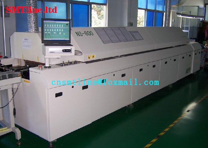 CN RF011 Reflow Oven Machine 10 / 12 Zones For Vitronics Soltec Ersa ...