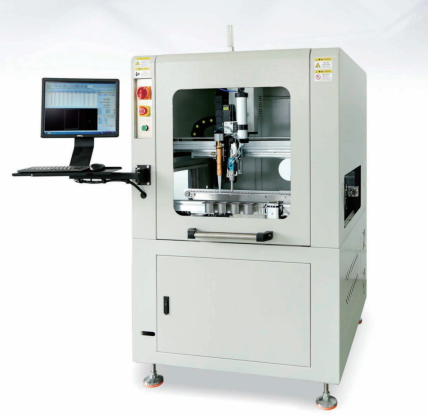 SMT Reflow Soldering Precision Coating Machine - Automatic Visual Alignment