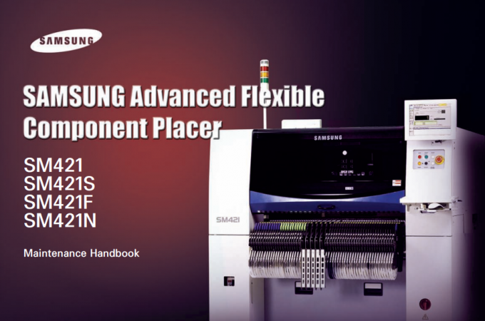 Samsun SM421S SMT Pick And Place Machine 21000 CPH / Chip With 8mm Feeders